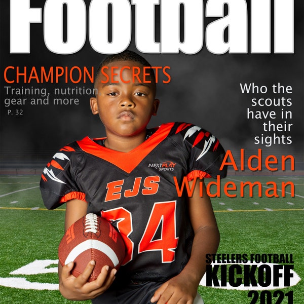 Photoshop Template | Sports Design | 8x10 | Inside FOOTBALL Magazine ...