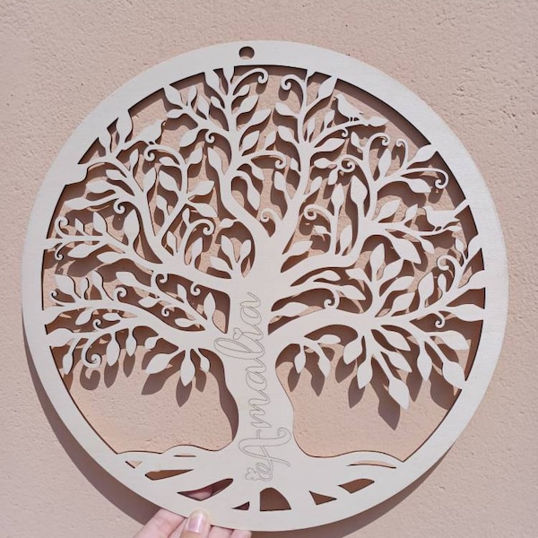 Tree of Life Laser Cut-engraving Template Svg, Dxf,ai Files - Etsy