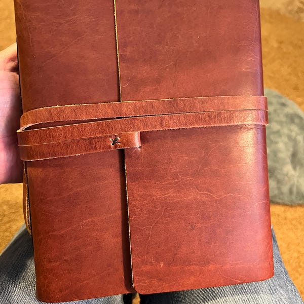 Extra Large Journal, Hand Bound Journal, Personalized Gift for Her ...