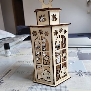 Lantern Laser Cut File, Christmas Lantern, Lantern SVG, Lantern for ...