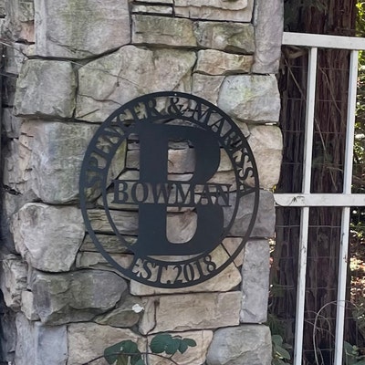 Custom Metal House Numbers, Stylish Address Sign for House, Perfect ...