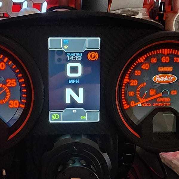 Sim Racing Dashboard DDU: Triple Screen Touchscreen Gauge - Etsy