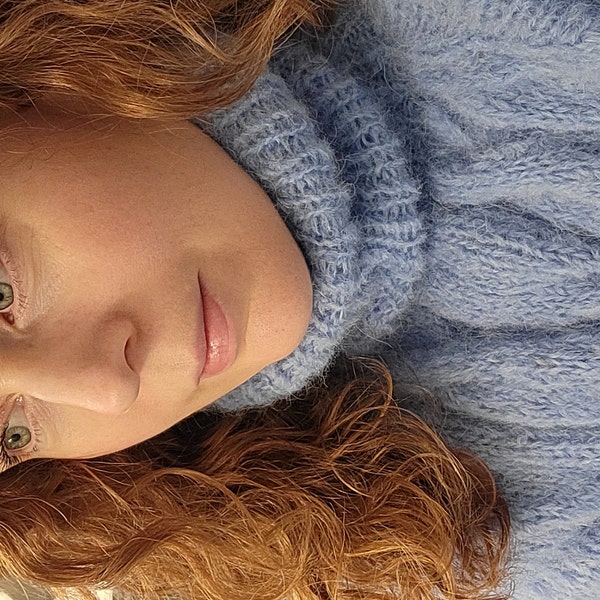 Black Alpaca Womens Sweater. Alpaca Cable Women's Sweater. Iceland ...