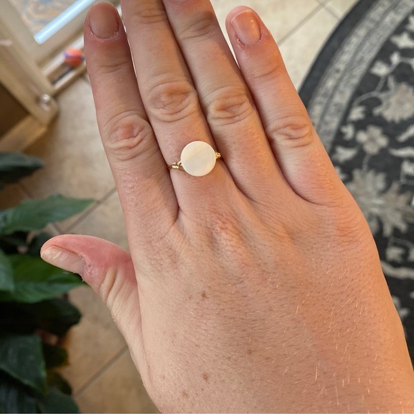 Wire Wrapped Translucent Ring, Translucent Ring - Etsy