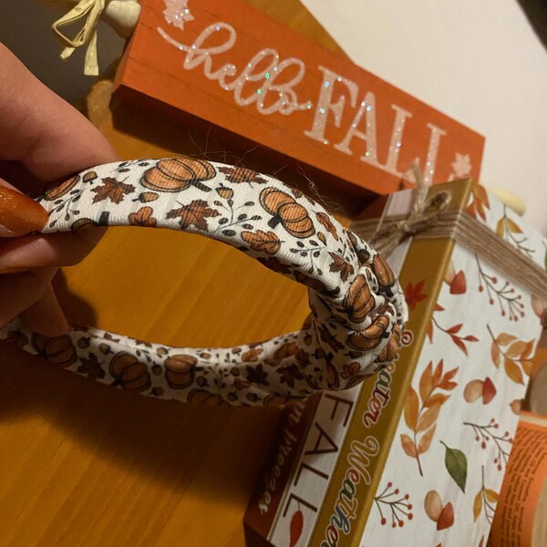 Fall Headbands, Pumpkin Spice, Ghosts, Halloween, Checkered, Hair ...