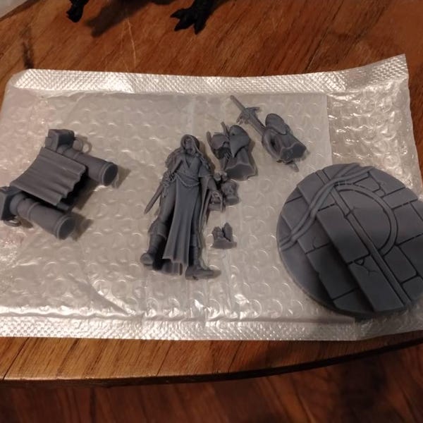 3d Printed Doom Marine Executor Lord by Meshbrain Labs Miniatures ...