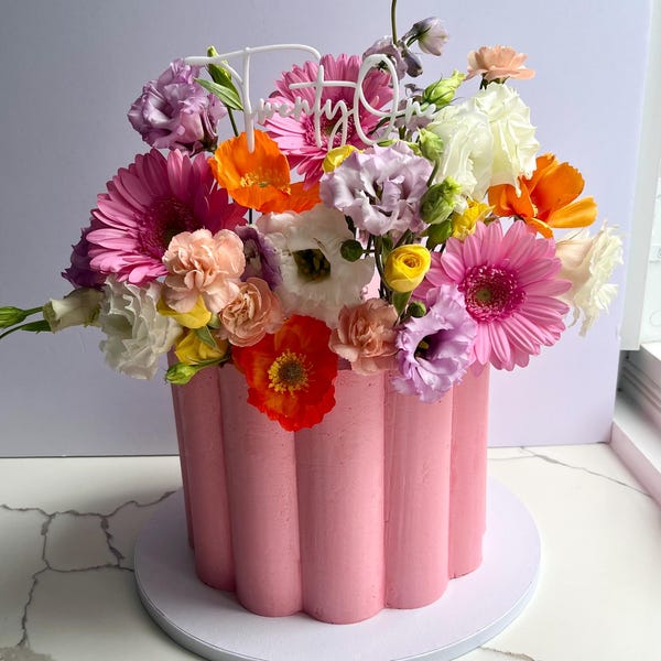 Birthday Cake Topper - Word Seventy Cake Topper - 70th Birthday Cake ...