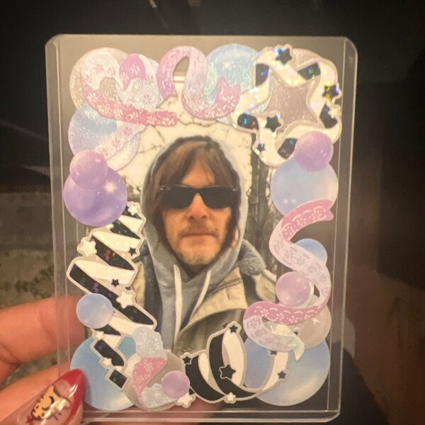 Norman Reedus Fan Photocard, Twd Fan Art, the Walking Dead Fan Merch - Etsy