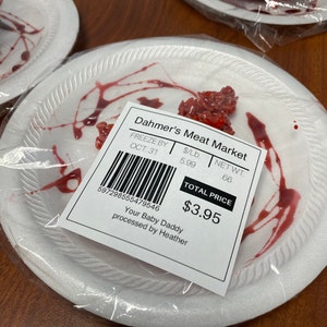 Editable Printable Fake Meat Labels Halloween Prank, Funny Fake Food ...
