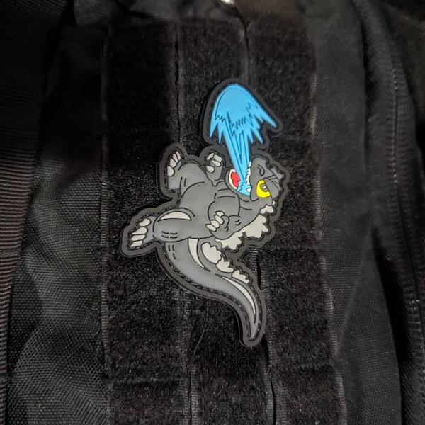Pink Evolution Godzilla King of the Monsters Atomic Breath PVC Patch - Etsy