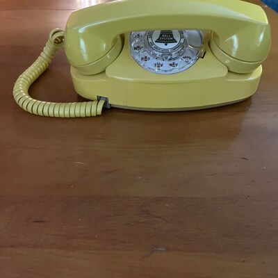 Working Restored Bell System Western Electric Model 500 Yellow Rotary ...