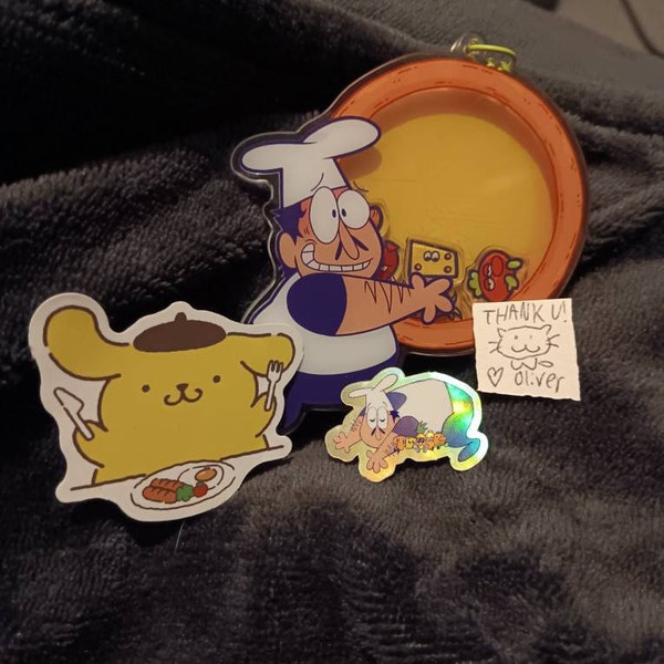 Pizza Tower Game Peppino Shaker Keychain - Acrylic Keychain - Etsy