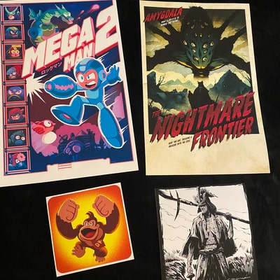 NIGHTMARE FRONTIER Video Game Poster, Video Game Wall Art, Video Game ...