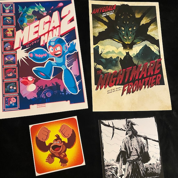 NIGHTMARE FRONTIER Video Game Poster, Video Game Wall Art, Video Game ...
