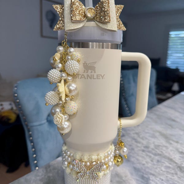 Black Glitter Straw Bow Straw Bow Topper Starbucks Straw Accessory ...