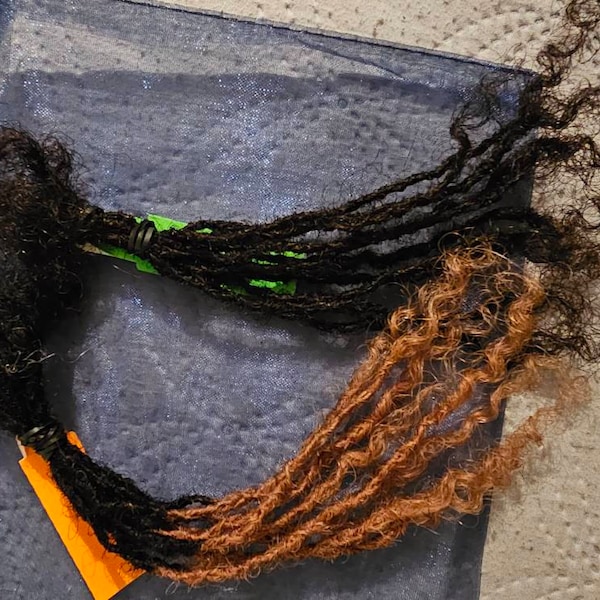 Microloc Extensions; NATURAL Curl MICROINTERLOCK Solarlocs™; 100% Human ...