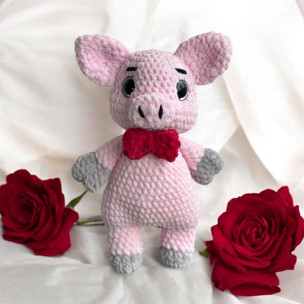 Crochet Weighted Floppy Ferret Plush: Handmade Soft Toy - Etsy