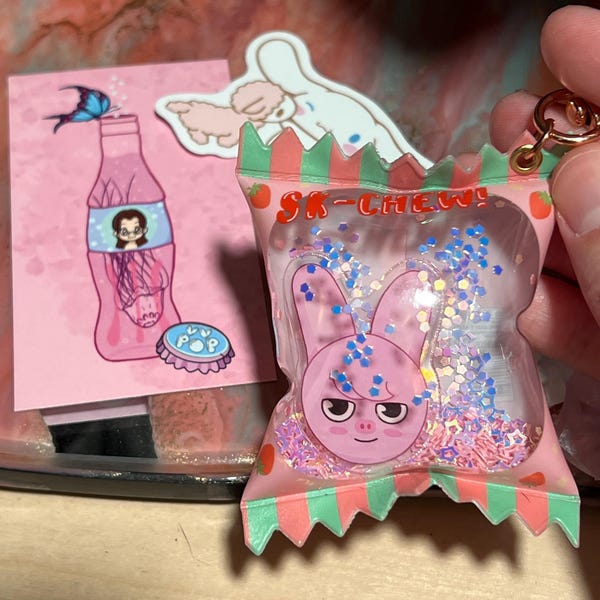 SK Chew Fox-ny Peach (skzoo Stray Kids Keychain) - Etsy