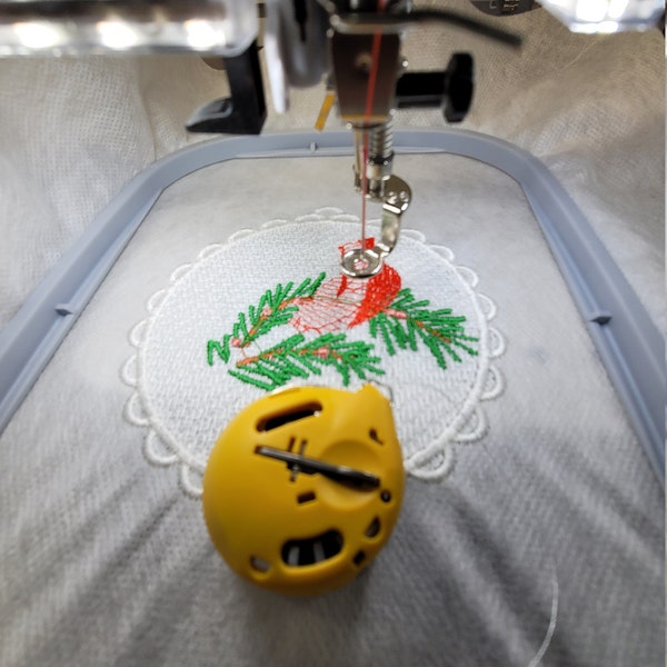 FSL Christmas Cardinal Ornaments Free Standing Lace Letters Machine ...