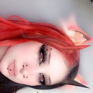 Large Dark Vampire Themed Ears | Etsy