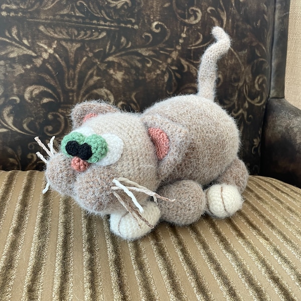 Crochet Pattern - Fluffy Cats - Etsy