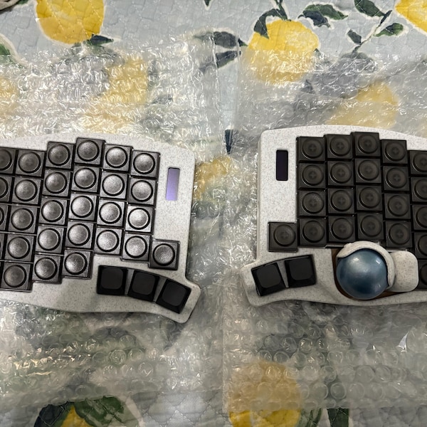 Ready to Use Keyball NEO With a Trackball 61 Keys/ Split Keyboard - Etsy