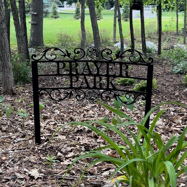 Personalized Metal Garden Sign With Stakes, Mothers Day Gift, Sign for ...