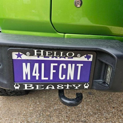 Lilo and Stitch Inspired License Plate Frame, Ohana is Essential ...