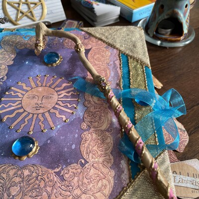 Custom Writing Wand Refillable Crystal Pen. Handcrafted Tree Branch ...