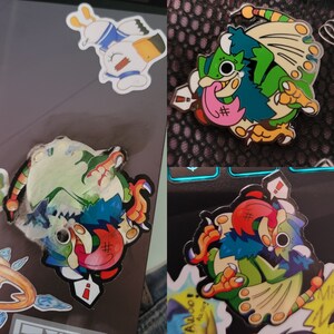 Chibi Miraidon and Koraidon 3 Stickers Pokemon Scarlet - Etsy