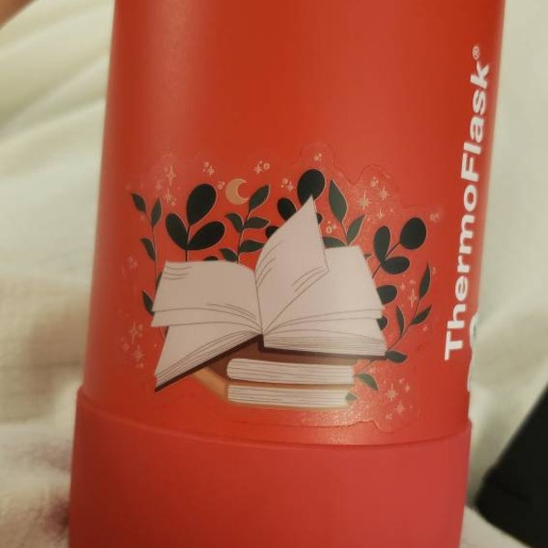 Open Magical Books Waterproof Sticker | Bookish Kindle and Water Bottle ...