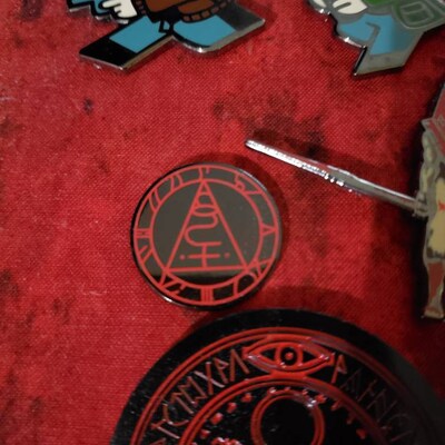 Red Pyramid Thing Silent Hill 2 Inspired Hard Enamel Pin - Etsy
