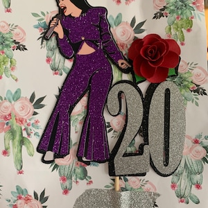 Selena Quintanilla Cake Topper, Selena Inspired Cake Decor, Selena ...