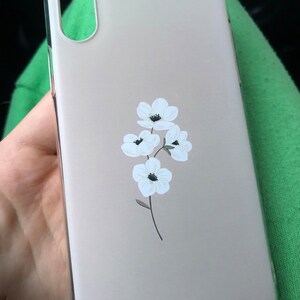 Minimalist Beige Phone Case Flowers Cover Fit for iPhone 15 Pro Max, 14 ...