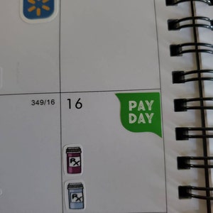 Work Stickers Planner Stickers Script Stickers Fits Erin - Etsy