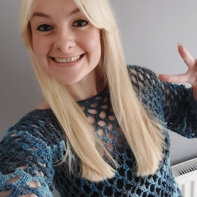 Crochet PATTERN Mermaid Poncho Laced Shoulders Cover-up - Etsy