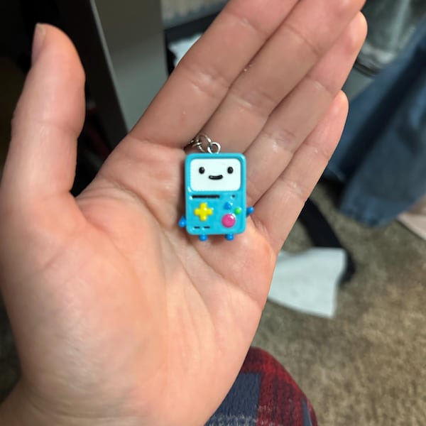 Adventure Time Inspired BMO Keychain - Etsy