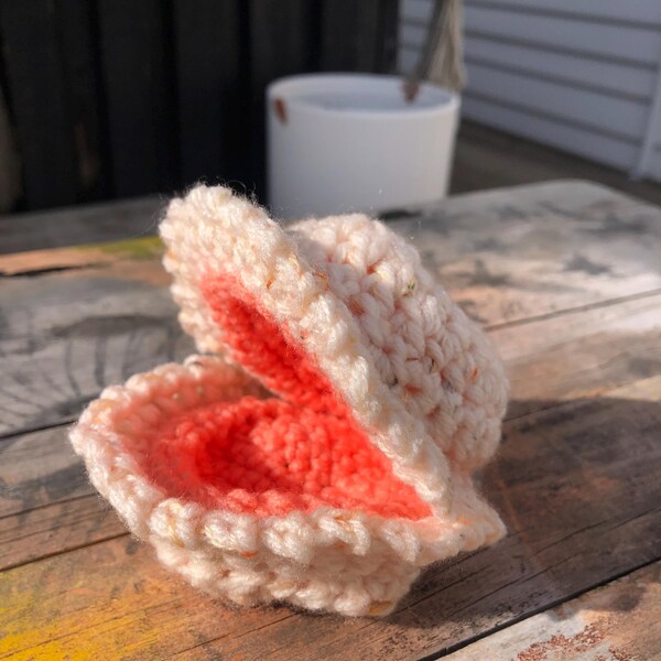 Shell With Pearl Crochet Pattern, Amigurumi Mussel With Pearl, Marine ...