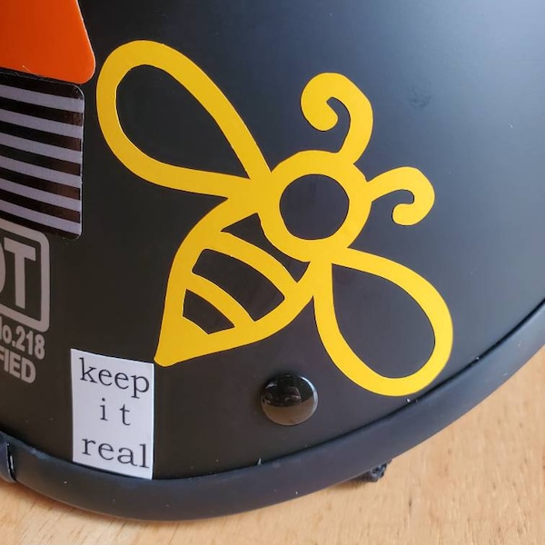 Bee Decal - Vinyl Decal for Car Window and Other Surface Areas ...