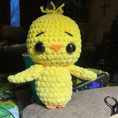PATTERN: Plush Chirp the Chick Pattern Amigurumi Chunky Chick Pattern ...