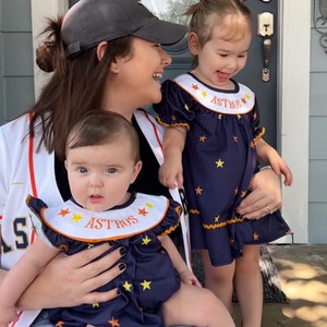 Houston Astros Ready to Reign Collection Faux Leather Bow, Solid Color ...