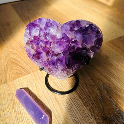 Large Amethyst Cut Base / Standing Amethyst / Raw Amethyst Crystal ...