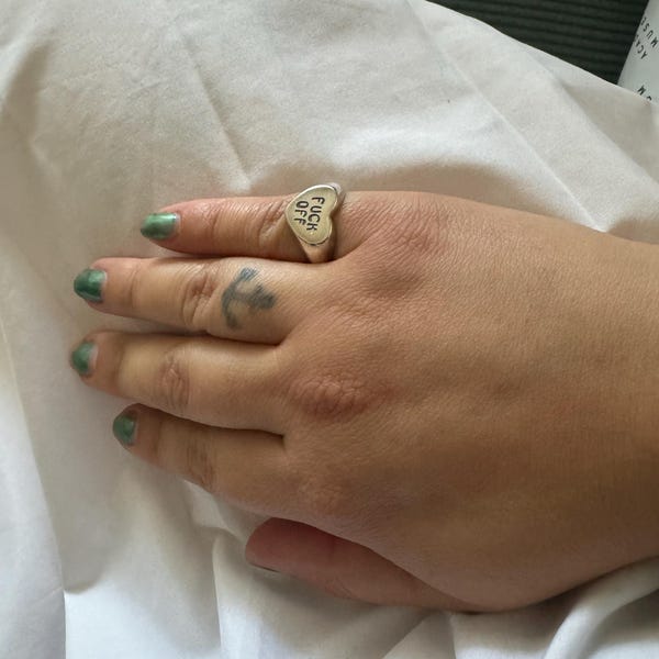 Sterling Silver Jewish Chai Symbol Ring, Chai Symbol Silver Ring ...