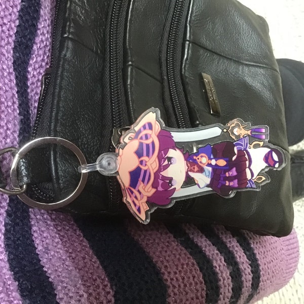 PREORDER Teto Kasane Keychain Gyaru - Acrylic - Etsy