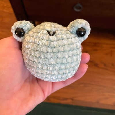 Handmade Crochet Frog Boba Tea Plush - Etsy