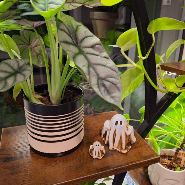 Skeleton Planter Pot Goth Garden Decor, Indoor/outdoor - Etsy