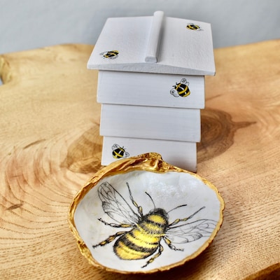 Bee Hive Trinket/ornamental Wooden Box/wbc Hive/bee Hive Home Decor ...