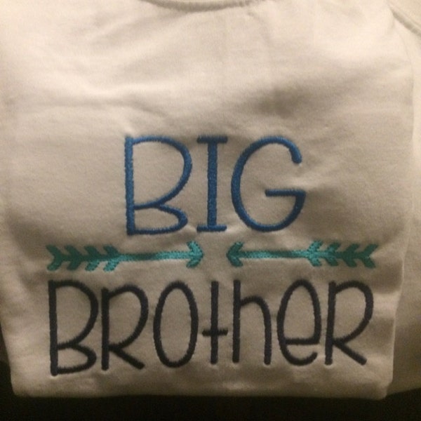 Big Brother Machine Embroidery Design - Etsy
