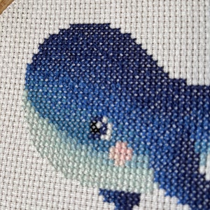 Whale Cross Stitch Pattern PDF Instant Download Love Counted - Etsy