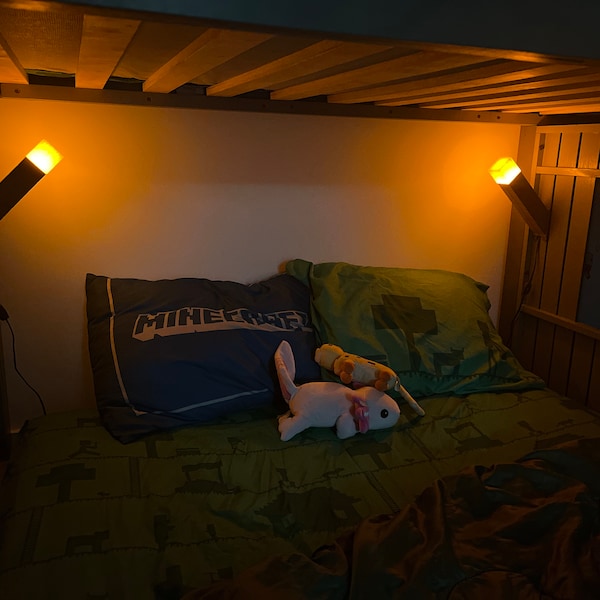 The Original Minecraft-inspired Torch LED Night Light - Etsy